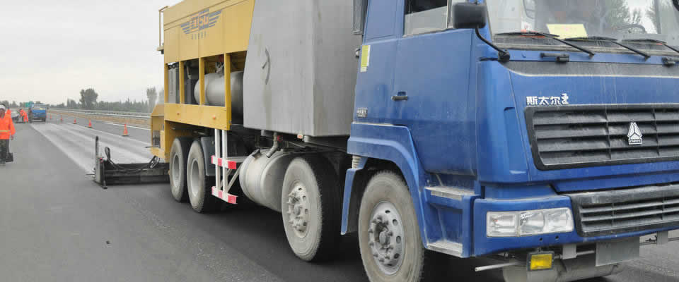 Slurry Paver | Pavement Microsurfacing Project | Gaoyuan Equipment